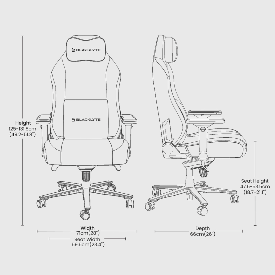 Blacklyte Athena Gaming Chair – Blacklyte US